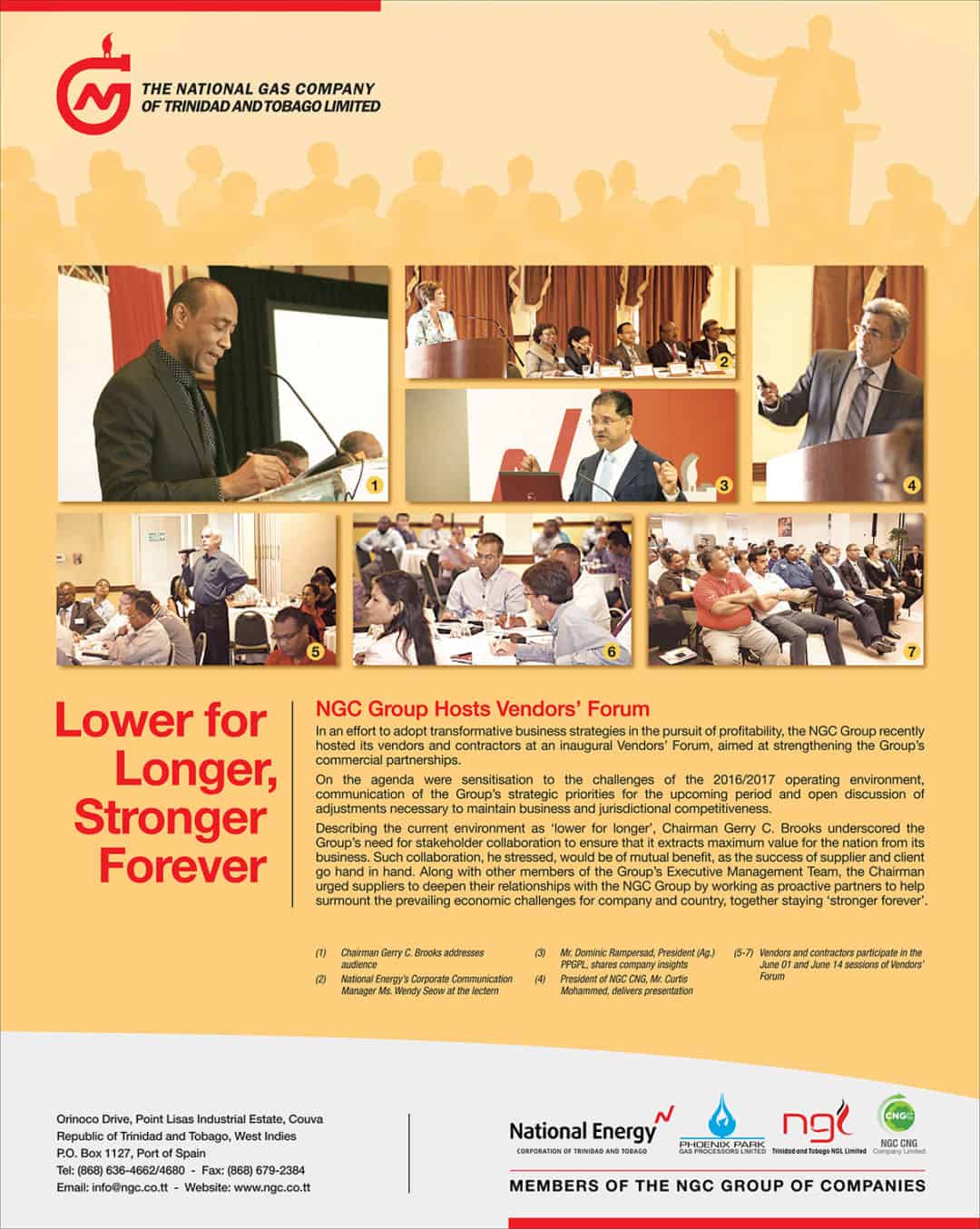 NGC Group Hosts Vendors' Forum - NGC Media Centre